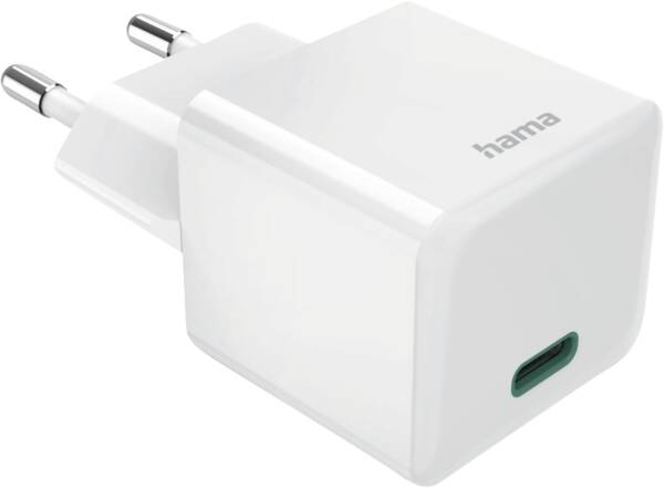 Hama 201998 Mini-Lader,GaN, USB-C, PD/QC, 30W | Medimax
