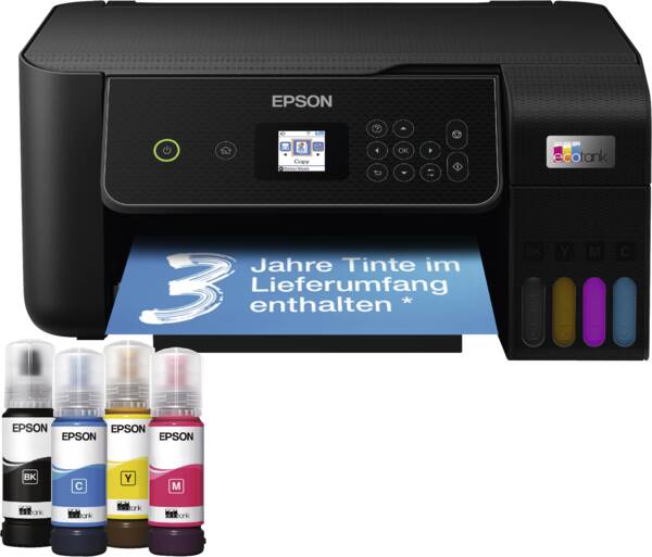 Epson EcoTank ET-2871+Schwarz Tinte Bundle | EP: