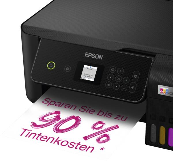 Epson EcoTank ET-2871+Schwarz Tinte Bundle | EP: